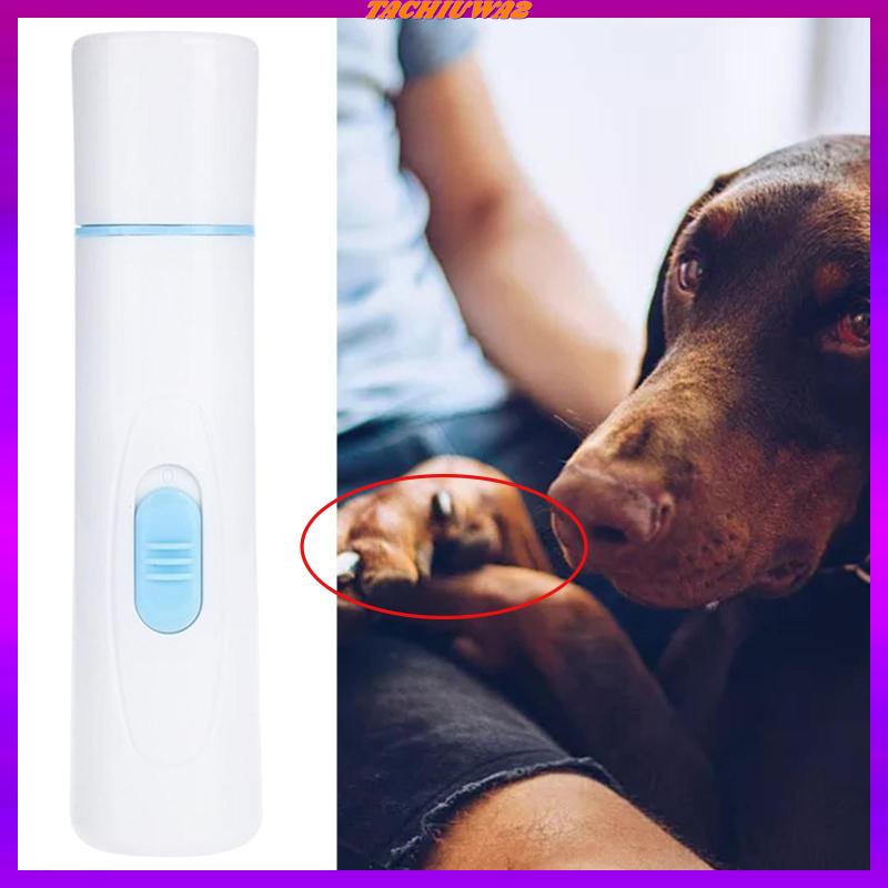 Dog Nail Grinder Paws Grooming Smoothing Battery Operated Trimmer Quiet ...