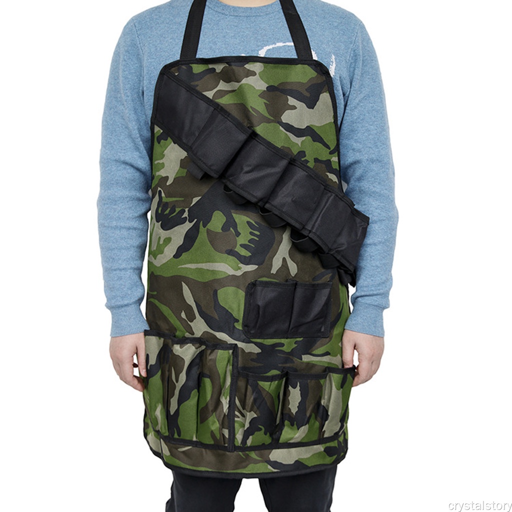 HOME????Waterproof Apron Camouflage Electrician Builders Sleeveless ...