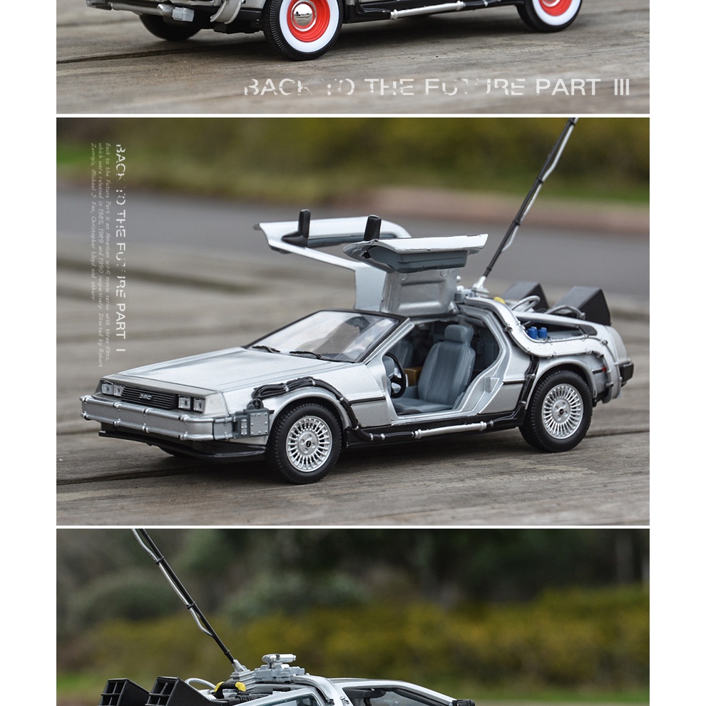 car model#1:24 DMC12 Delorean Time Machine Back To The Future Car ...