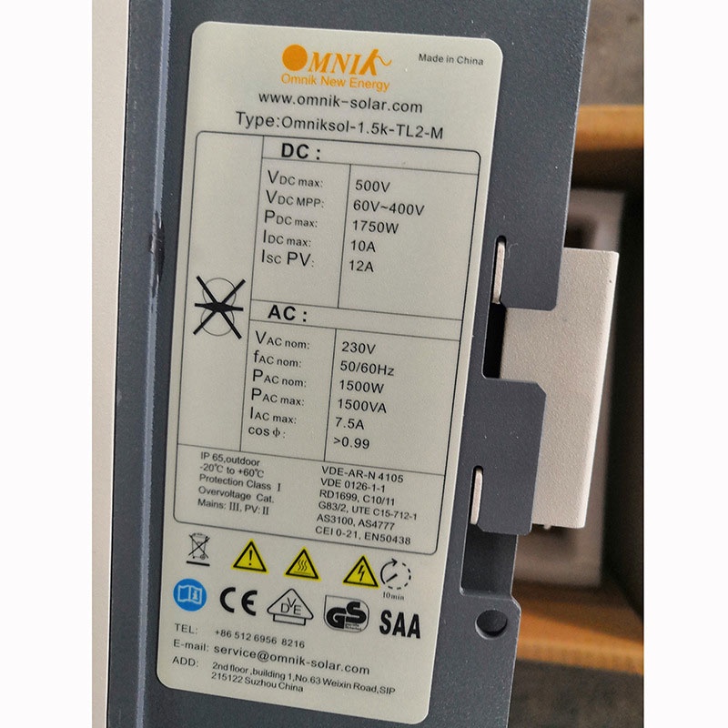 อินเวอร์เตอร์ Omnik Sunteams Inverter On Grid Tie 600w 1.5Kw 2kw 3kw ...