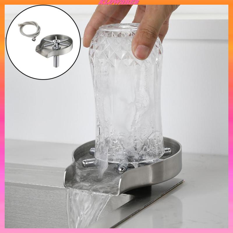 Press Type Cup Washer Glass Cleaner Cup Washing Machine for Bar Home ...