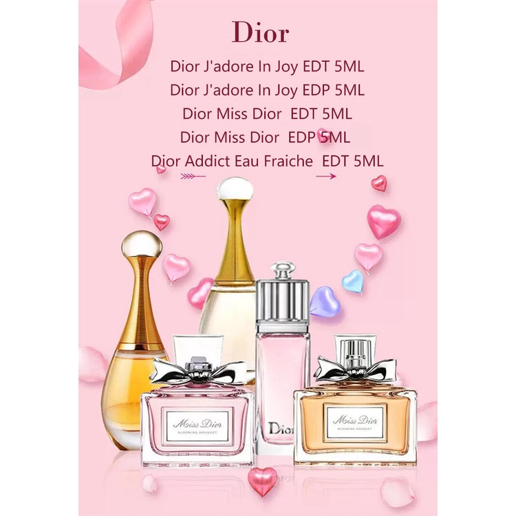 เซ็ทน้ำหอม Dior Mini Set My Dear Womens perfume 5ml 5ขวด คละกลิ่น ...