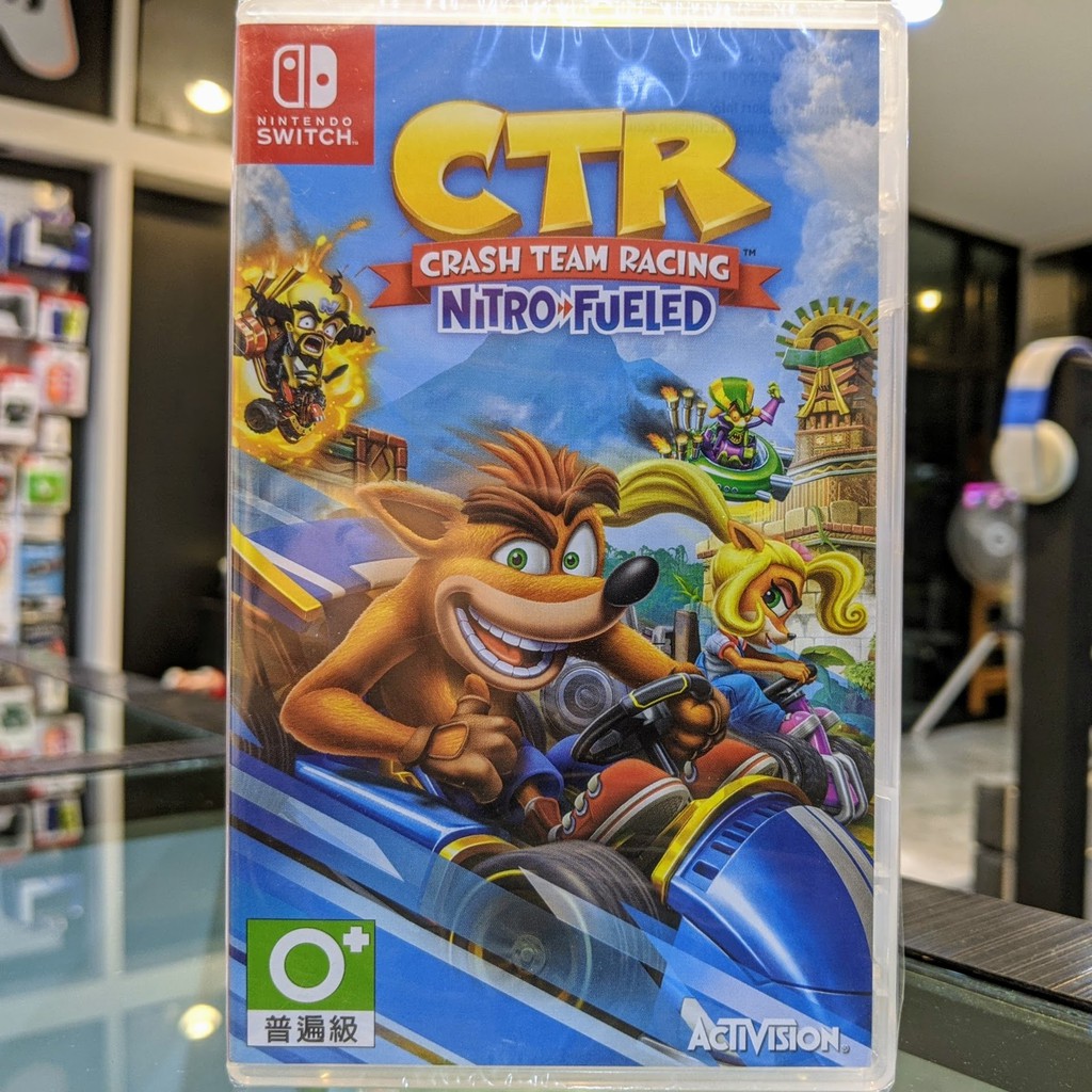 (ภาษาอังกฤษ) มือ1 CTR Crash Team Racing Nitro Fueled แผ่นเกม Nintendo ...