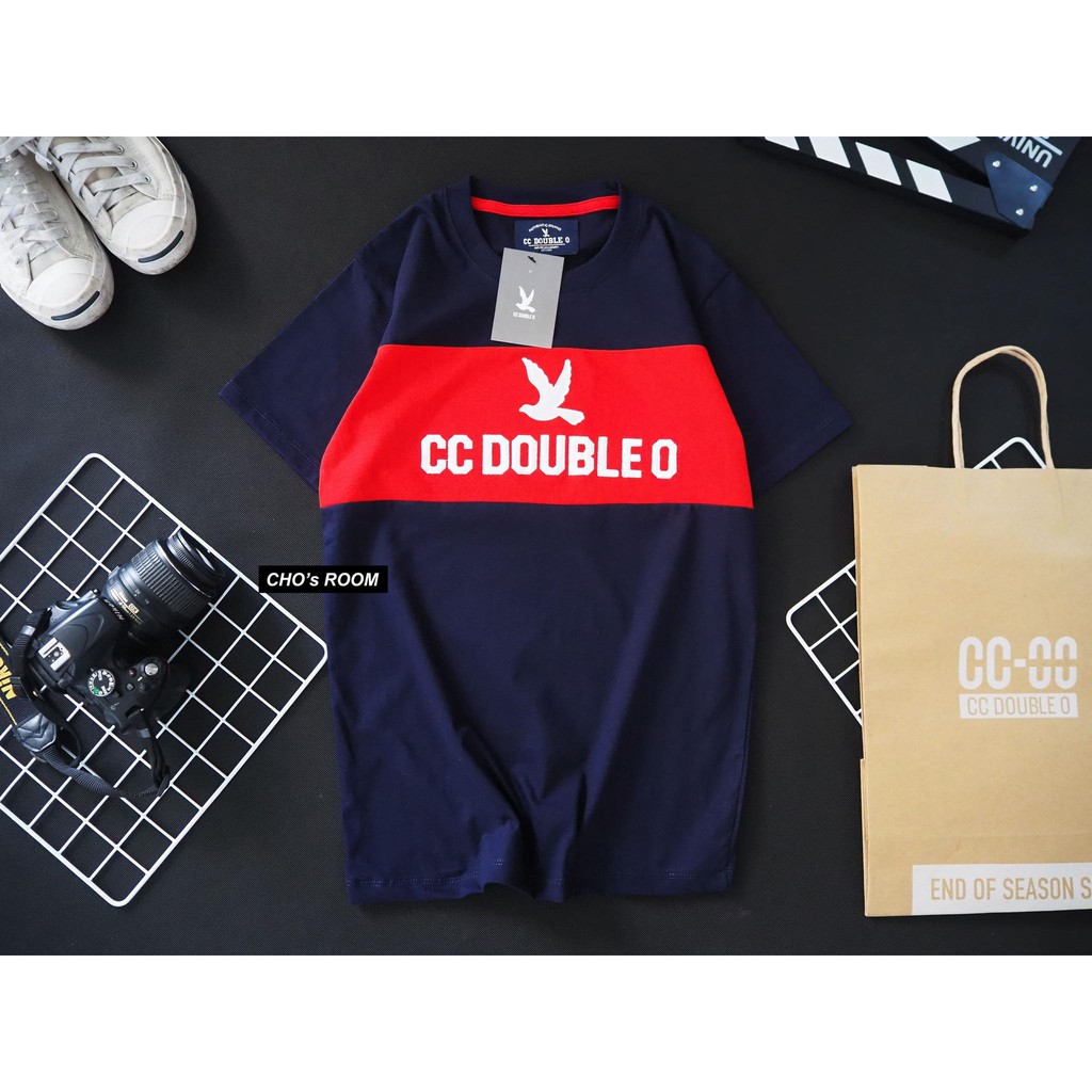 สินค้าขายดี เสื้อยืดงานปักตัดต่อ. งานป้าย CC-DOUBLE O Cotton 100 (SMLXL) No.07 - d_dome_shop ...