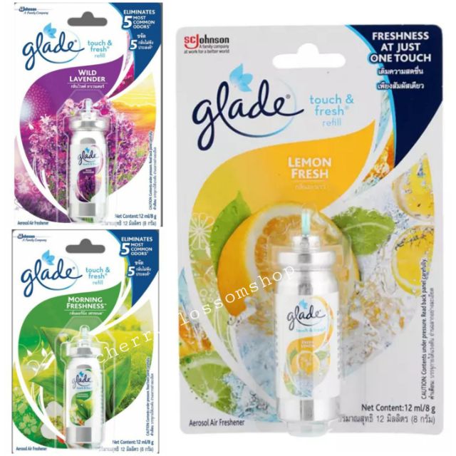 Glade touch & fresh refill เกลดทัชแอนด์เฟรช รีฟิล [ขนาด 12 ml ...