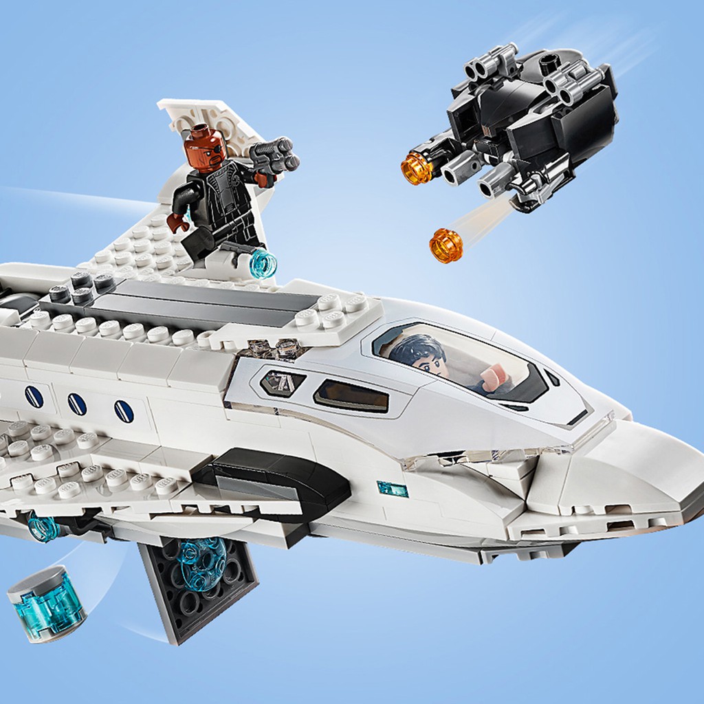 76130 LEGO Marvel Super Heroes Spider-Man Stark Jet and the Drone ...