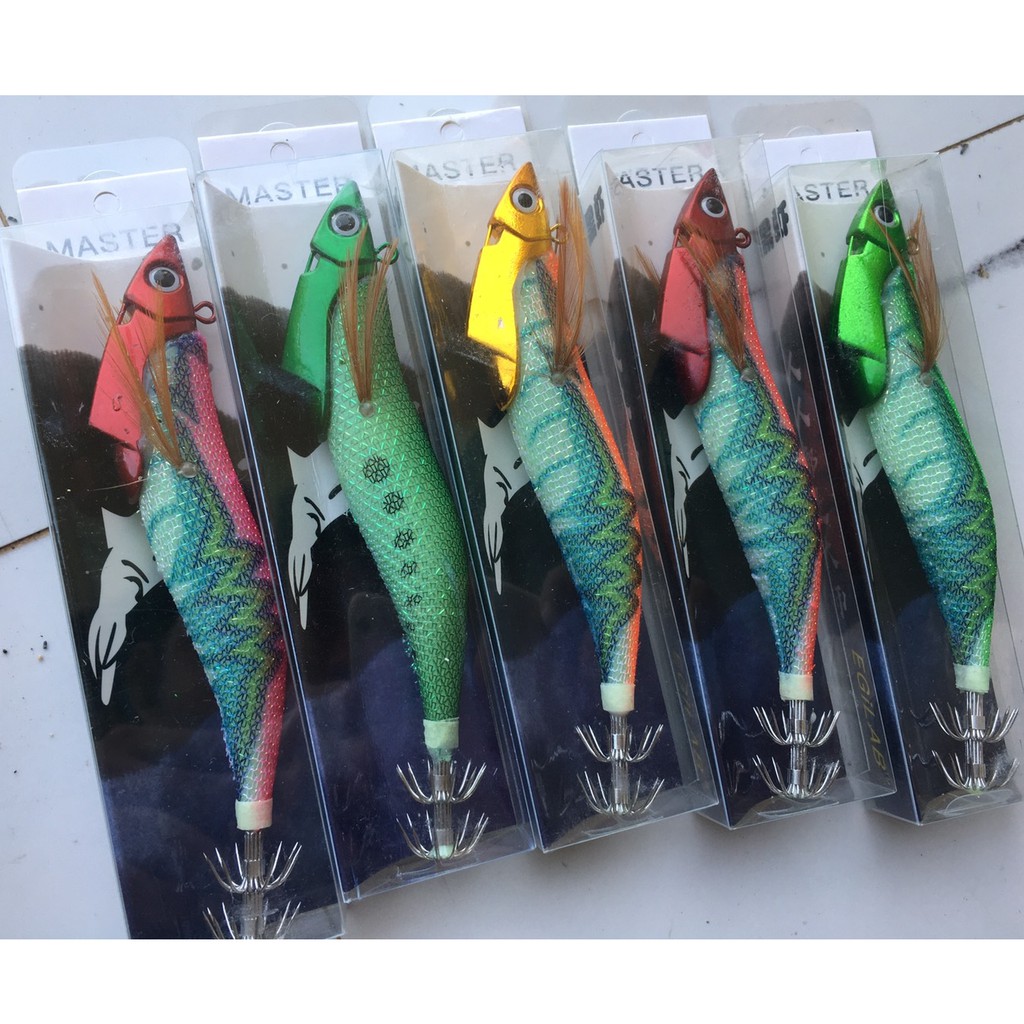 เหยื่อ ทิปรัน ตกหมึกน้ำลึก Tip Run Eging ตกหมึก 40 g มี5 สี เหยื่อ ทิป รัน โยกุ้ง โยตกหมึก จำนวน ...