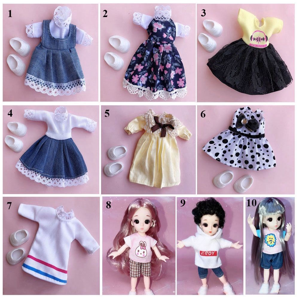 Solighter ชุดเสื้อผ้าตุ๊กตาแฟชั่น สําหรับ Ob11 Gsc 112Bjd Molly Body ...