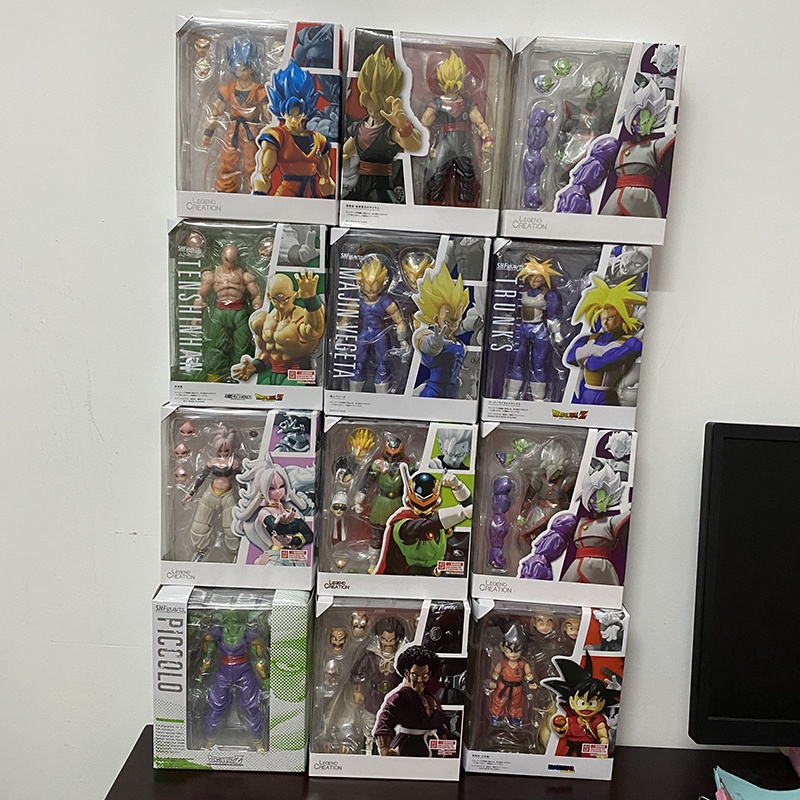 SHF Dragon Ball Z Broly Son Goku Tenshinhan iccolo Master Roshi Jiren ...