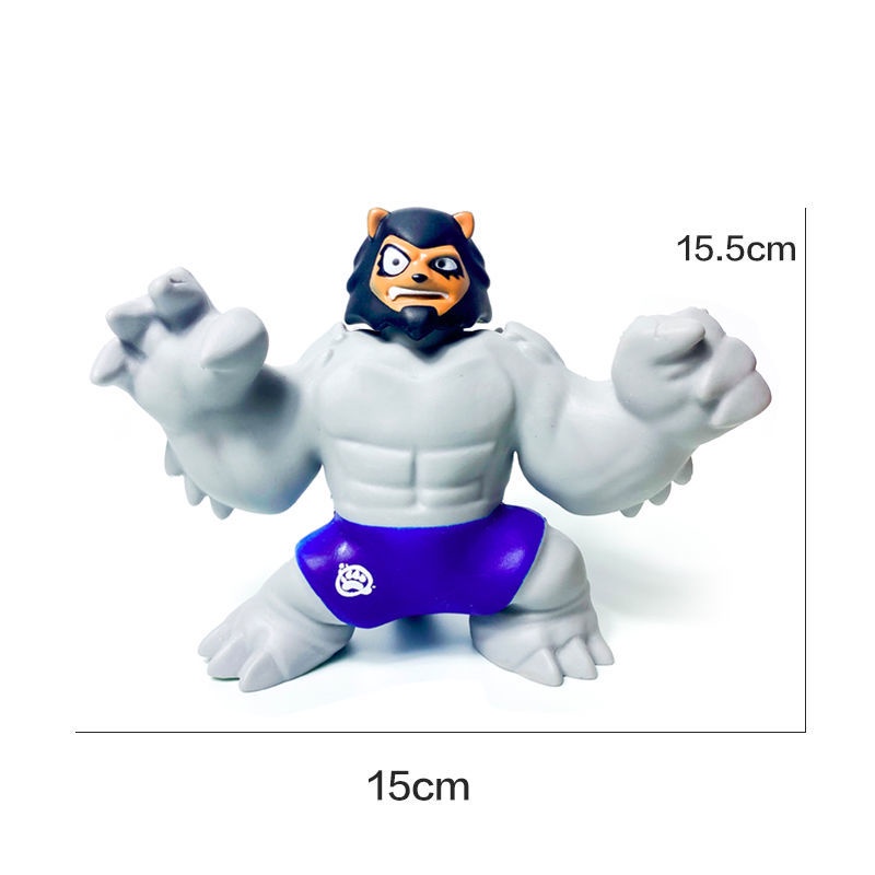 Cross-border ขายร้อน Goo Jit Zu hero rally man ตุ๊กตาสัตว์ยาง man pinch ...