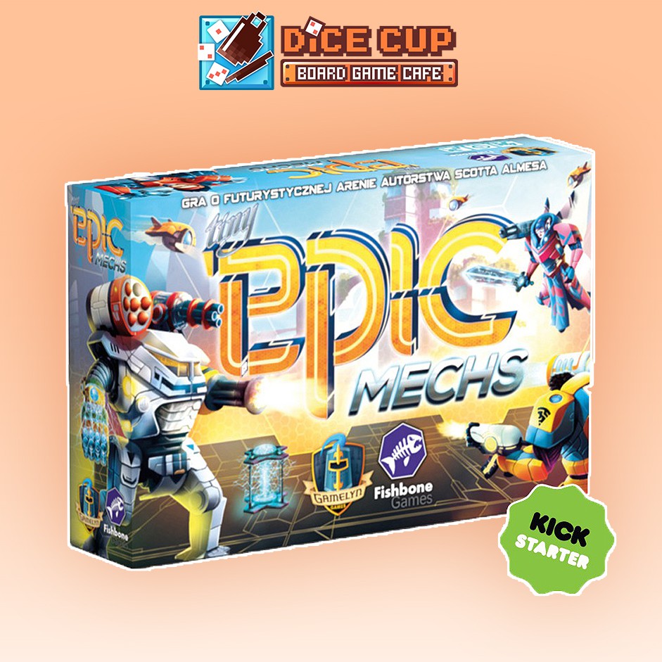 [ของแท้] Tiny Epic Mechs Deluxe Edition Kickstarter Board Game | Shopee ...