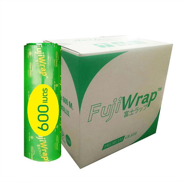 ฟิล์มถนอมอาหาร Fuji wrap 10-18นิ้ว 911ไมครอน ม้วนใหญ่ 600m (ออกใบกำกับ ...