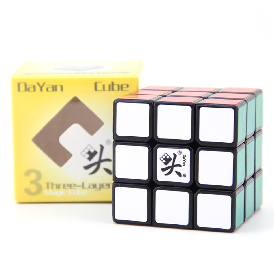 现货Dayan Guhong V2 57mm Size 3x3 Magic Cube Black Sticker and ...