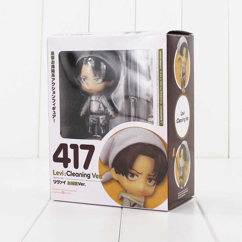 ⚡️Ready Stock⚡️10cm Nendoroid Attack on Titan Figure Toy Levi Ackerman ...