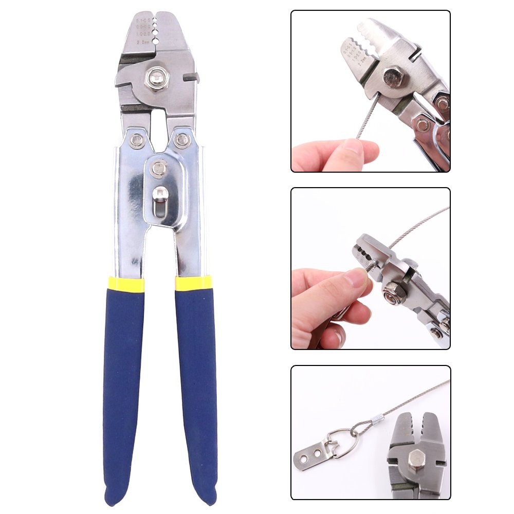 Industrial toolsFishing Crimping Pliers Wire Rope Crimper Hand Crimping ...