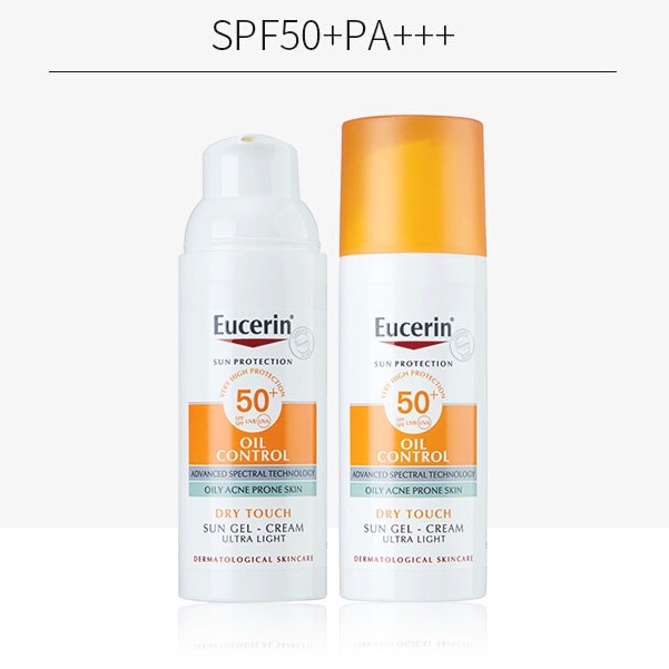 ยูเซอรินEucerin Sun Dry Touch Oil Control Face SPF50 50mlsunscreen ยูเซ ...