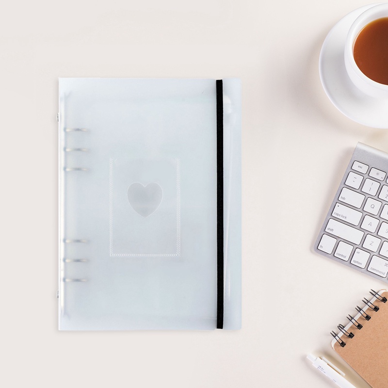 แพคเกจบัตรTransarent A5 Binder Storage Collect Book Ko hoto Card ...