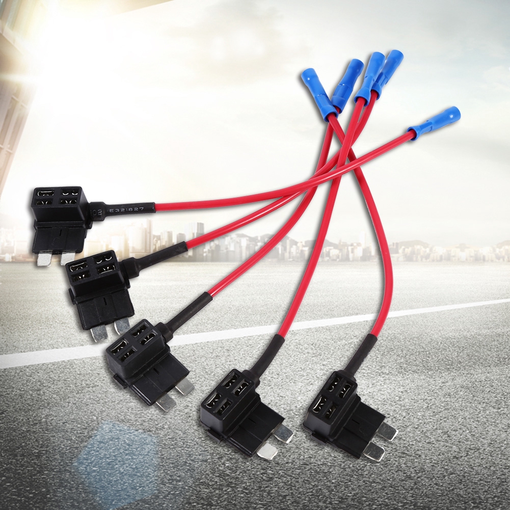 5Pcs Medium Middle Standard ATO ATC Blade Fuse TAP Circuit Adapter Auto ...