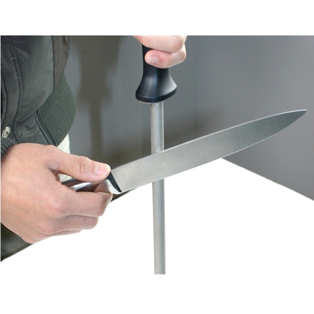 Oval 600# Diamond Knife Sharpening Steel Rod Sharpener Tool 2awb ...