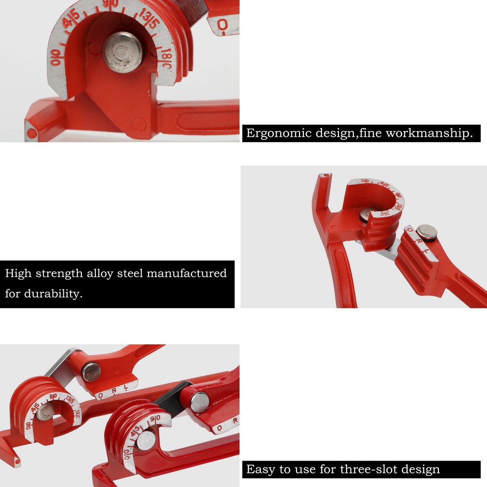 DIYWORK 3 In 1 Combination Tube Bender Pipe Bending Tool Tube Bending ...