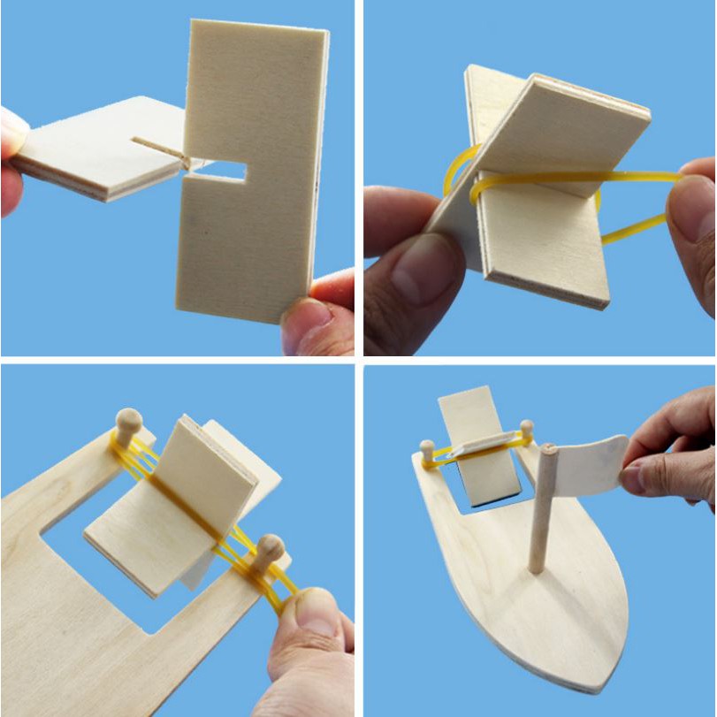 DIY ของเล่นเด็ก เรือไม้ ขนาด 188cm. - shoppingdekdee - ThaiPick