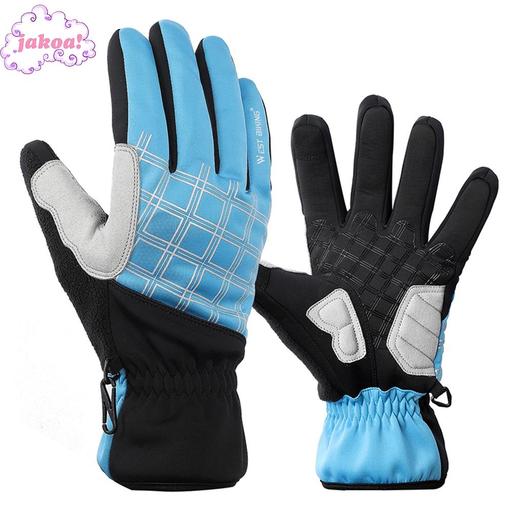 JAKO--Gloves Motorcycle Waterproof Winter Bicycle Fleece Riding Ski ...