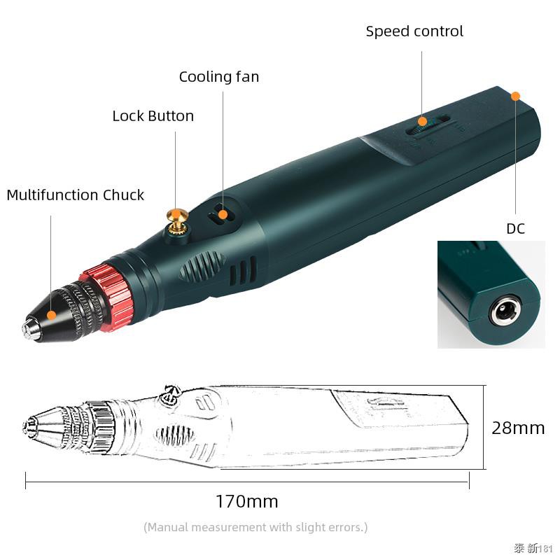 Mini Electric Drill Power Tools Drill Grinder Grinding Accessories Set ...