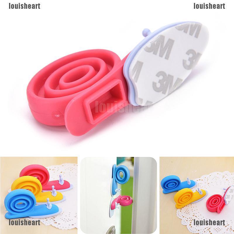 thro Plastic Baby Safety Door Stopper Protector Children Safe Snail ...
