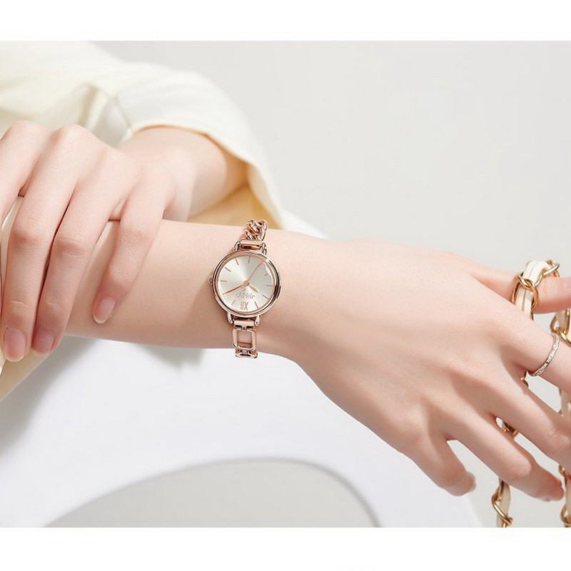 Julius นาฬิกาข้อมือผู้หญิง รุ่น JA-1290 สายสแตนเลสสตีล แบรนด์เกาหลี แฟชั่นฮิตของแท้ ...