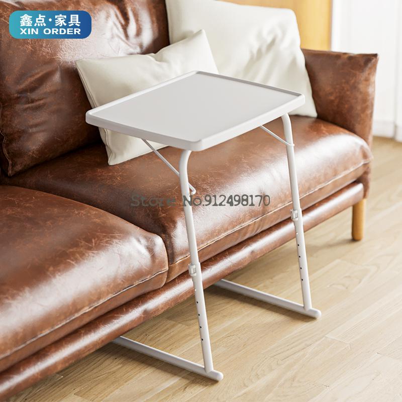 Movable lifting bedside table simple desk simple home student bed ...