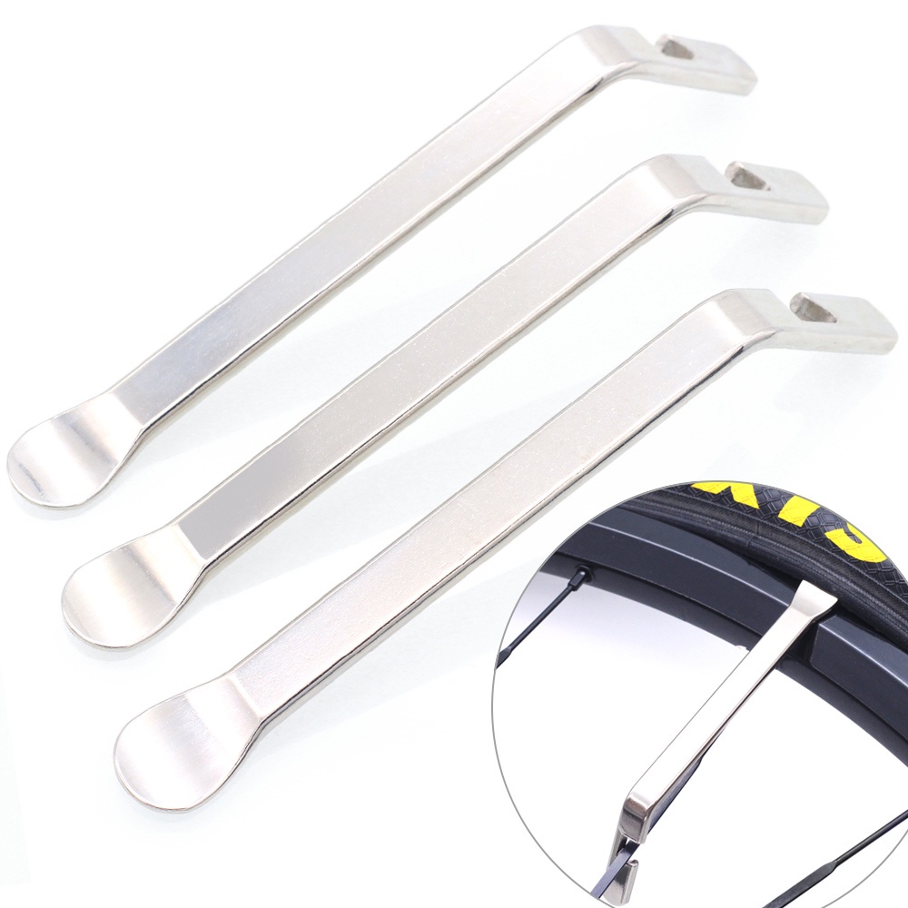 ล้อ3 PCS Bicycle Tire Lever Tyre Spoon Changing Tool Bike Tire Changer Wheel Lever Remover ...