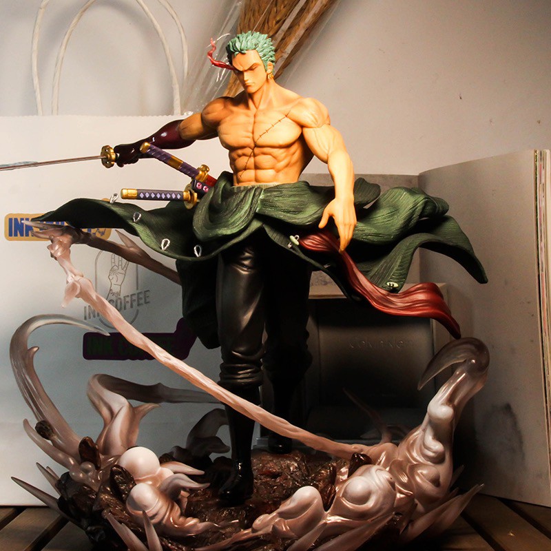One Piece มือหนึ่งพันโลก solon สองหัวแกะสลักไหลGKรูปปั้นขนาดใหญ่รุ่นเ ...