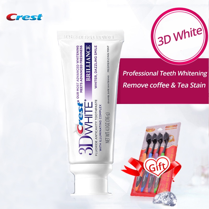 ยาสีฟัน Crest Children Toothpaste Low Fluoride Formula Gentle Care for ...