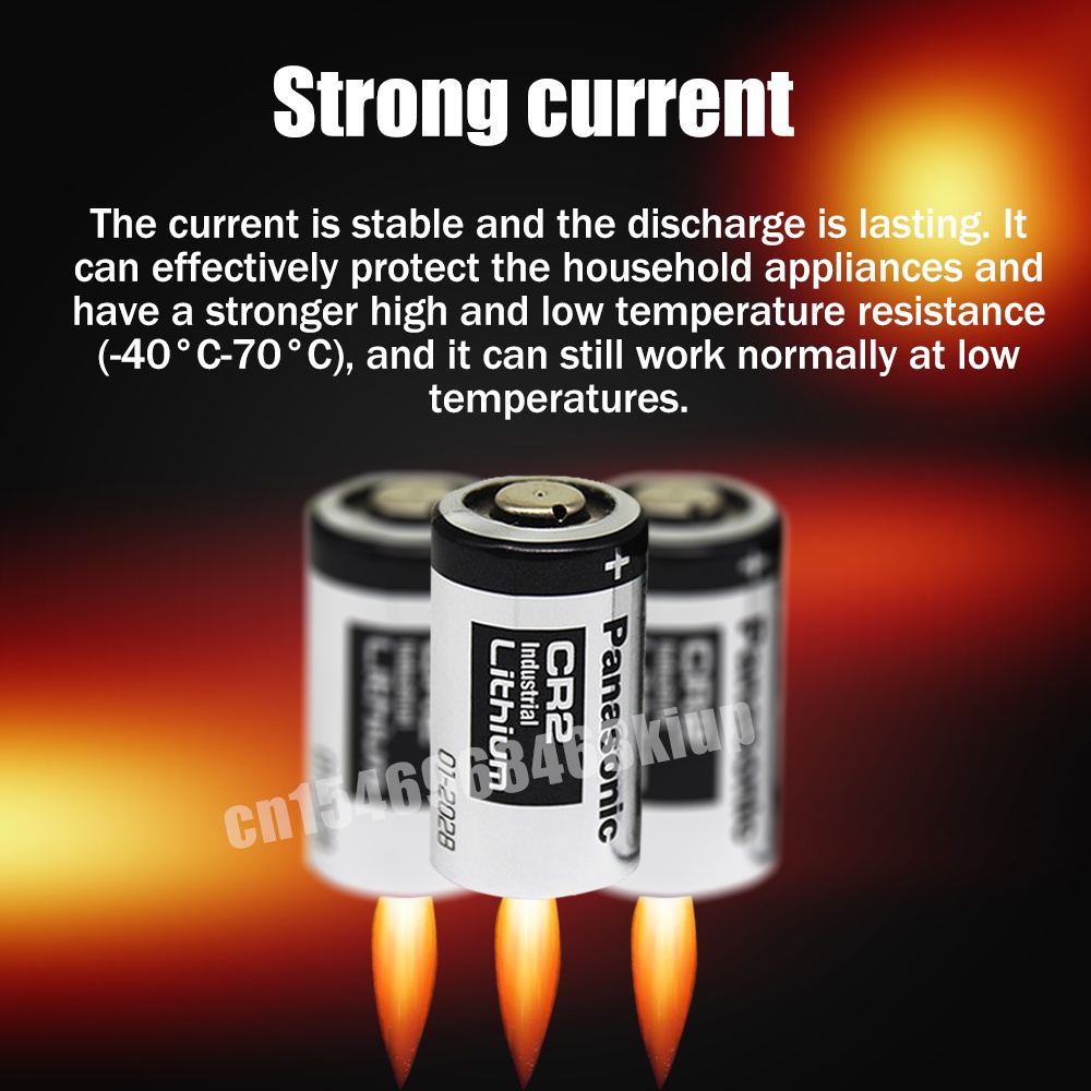 พานาโซนิคanasonic CR2 CR15H270 DLCR2 ELCR2 3V 850mAh Lithium Battery For Digital Camera ...