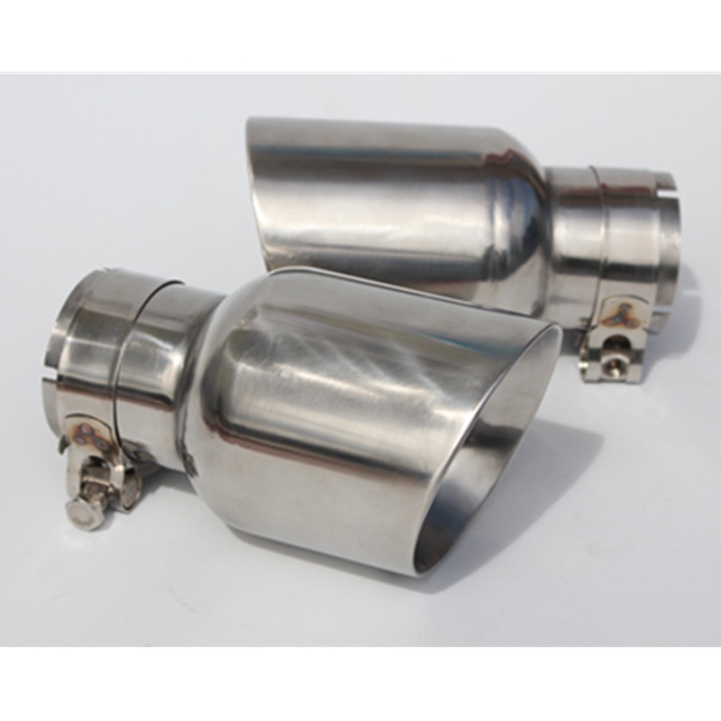 1PCS Inlet (63mm) Outlet (89mm) stainless steel universal Exhaust ...