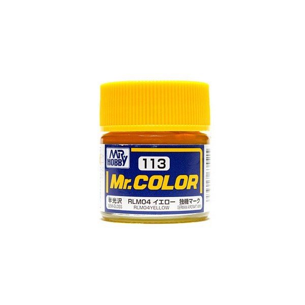 Mr.Hobby Mr.Color C113 RLM04 Yellow Semi-Gloss (10ml) 4973028635515 (สี ...