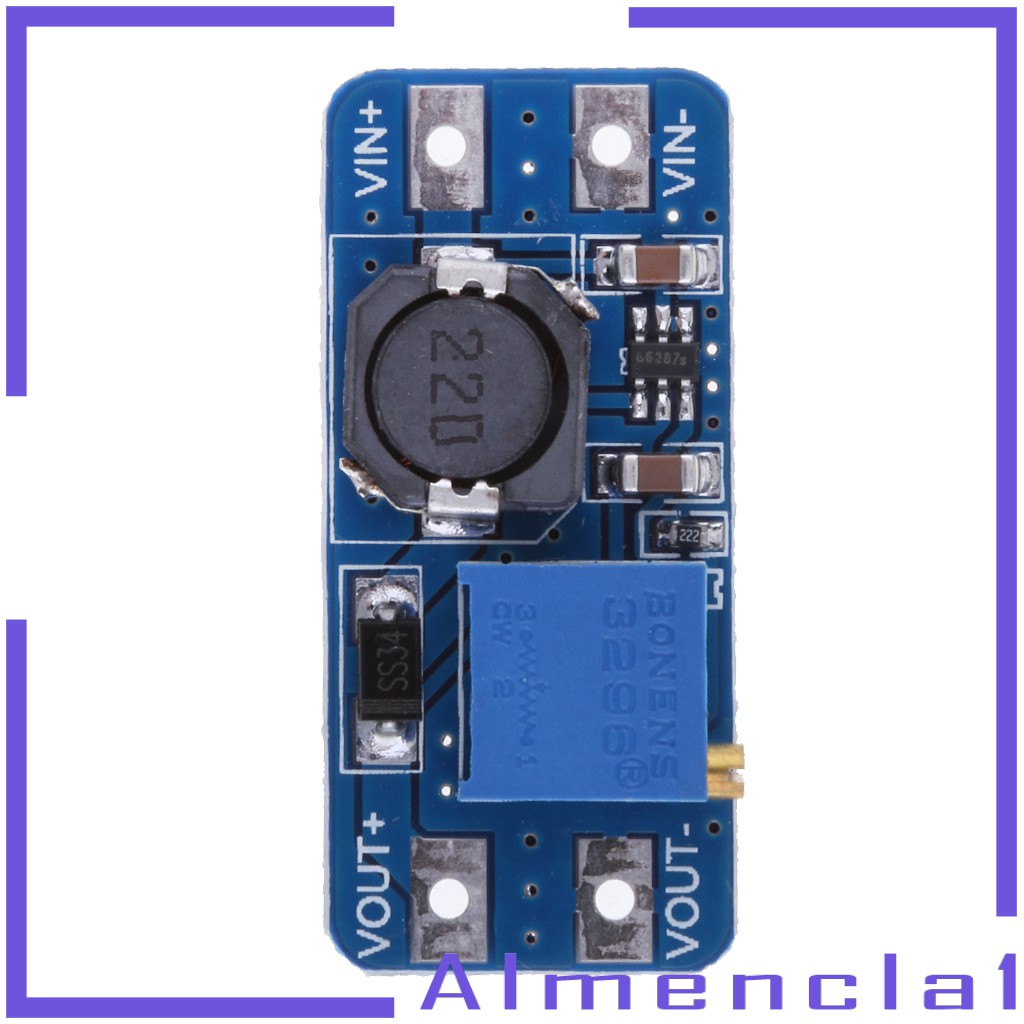 [ALMENCLA1] MT3608 2A DC-DC Step Up Power Supply Module Booster Power Module for | Shopee Thailand