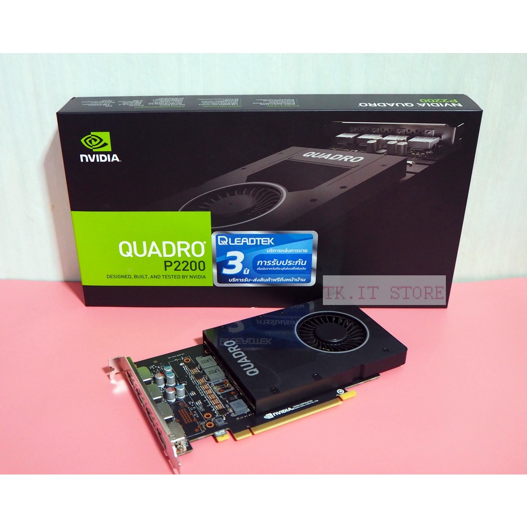 VGA LEADTEK QUADRO P2200/5GB GDDR5X 160-BIT | Shopee Thailand