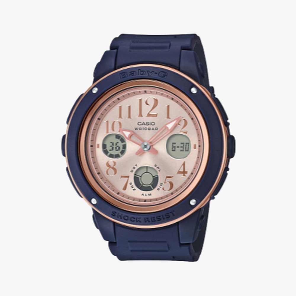 Baby-G นาฬิกาข้อมือผู้หญิง Baby-G Special Color Blue รุ่น BGA-150PG ...