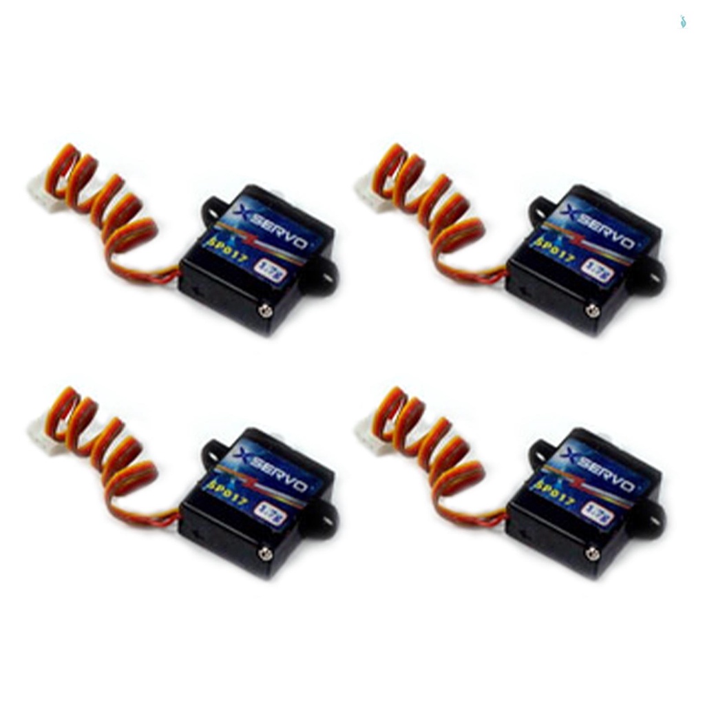 sprcmyAEO RC Micro 1.7g Anolog Servo 4pcs for Airplane Plane Helicopter ...