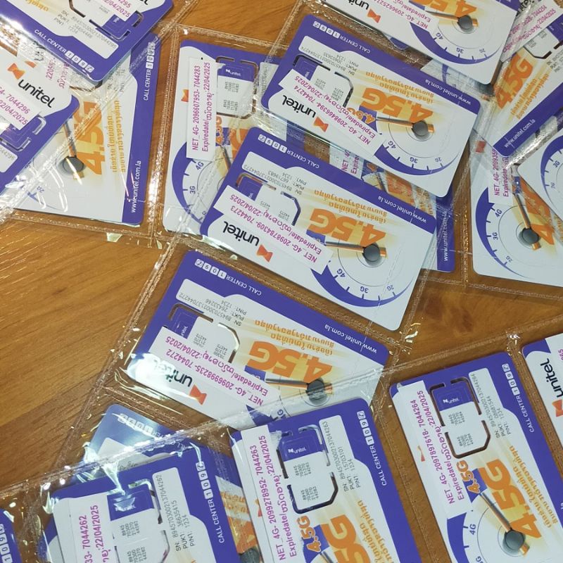 ซิมเน็ต ลาว ยูนิเทล sim unitel (ซิมเปล่าพร้อมเน็ต) - jinniparvithayapart - ThaiPick