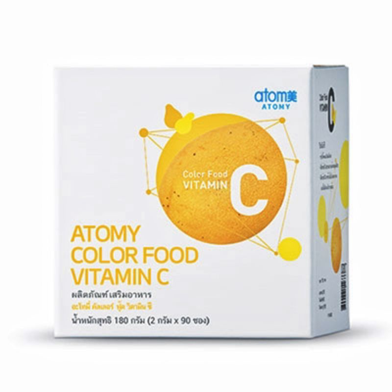 Atomy Color Food Vitamin C อะโทมี่ วิตามินซี (1 กล่อง/90 ซอง ...
