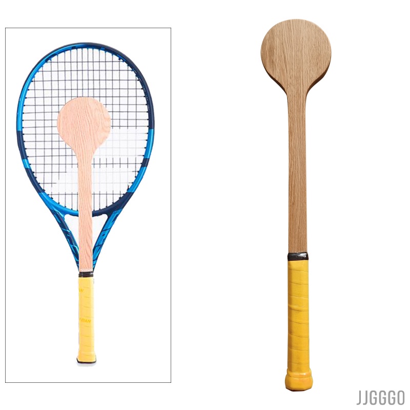 Tennis Racket Pointer Wooden Tennis Spoon Starter Beginner Accurate ...