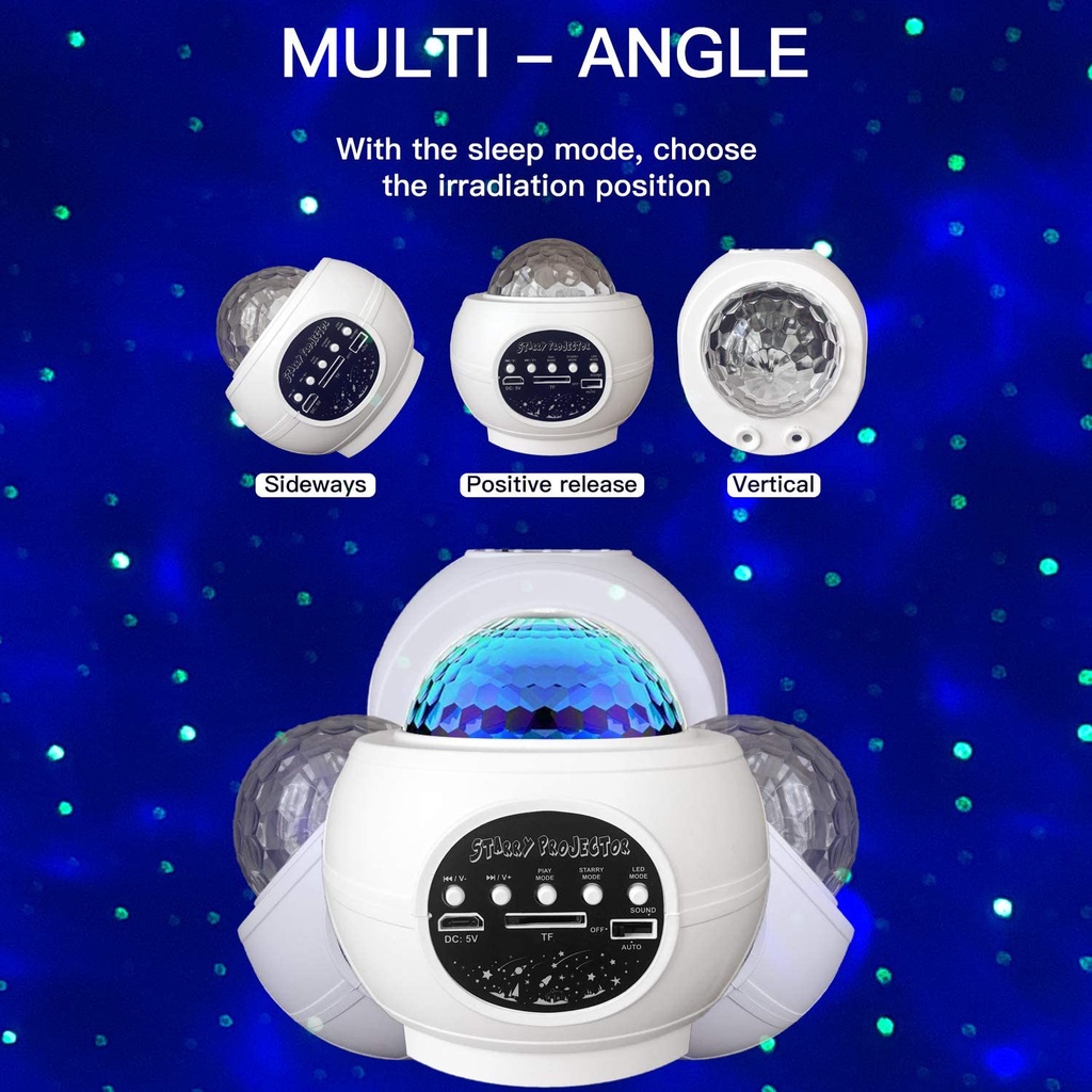 【Ready Stock】Star Projector Night Light Projector with LED Galaxy Ocean ...