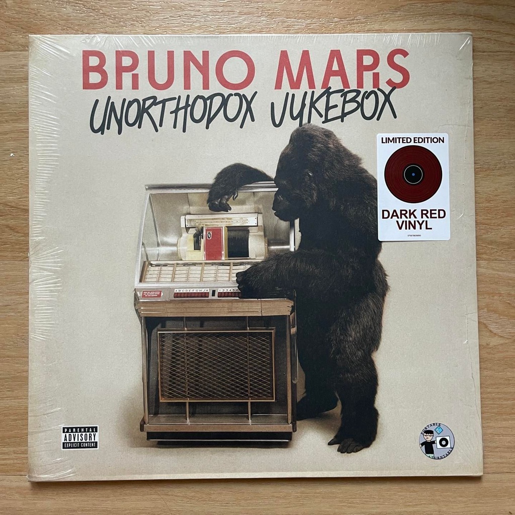 แผ่นเสียง Bruno Mars Unorthodox Jukebox limited Dark Red Vinyl LP Album ...