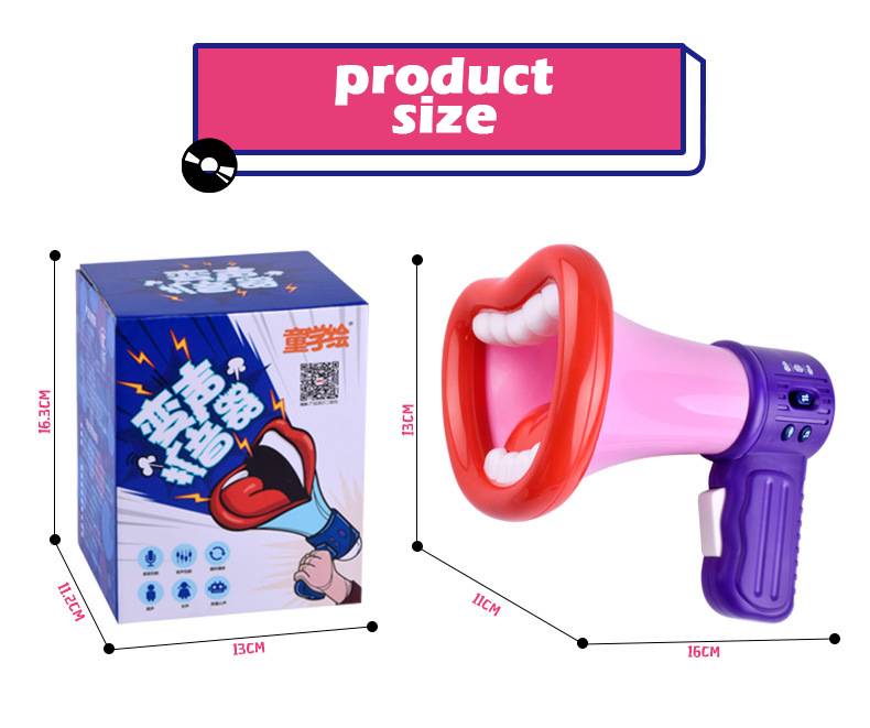 Big Mouth voice-changing Megaphone loudspeakers Handheld Voice Changer ...