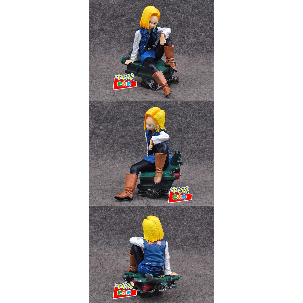 ดราก้อนบอลDragon Ball Z girl Android 18 lazuli Figure toys collection ...