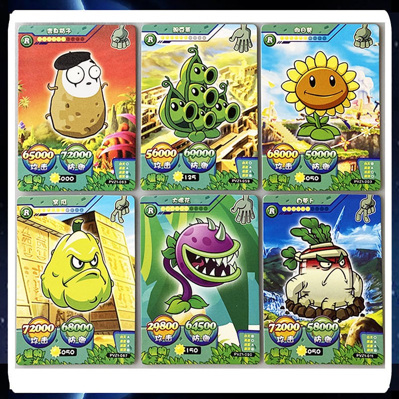 ﺴGenuine Plants vs. Zombies card collection book toy full set of ...