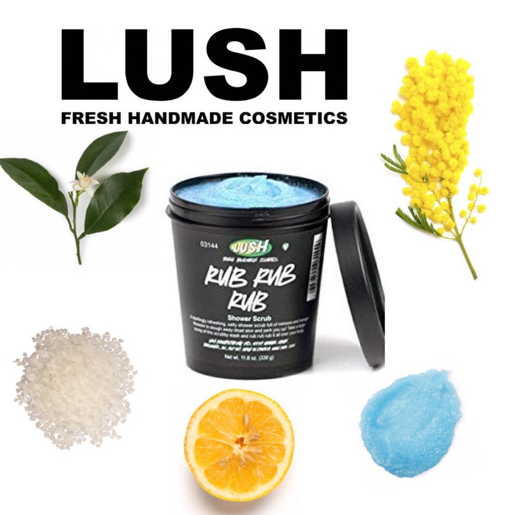 LUSH Rub Rub Rub Shower Scrub สบู่สครับตัว ลัช - ccherpat - ThaiPick