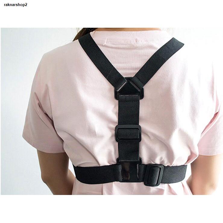 จัดส่งจากประเทศไทยﺴสายคาดอกพร้อมอุปกรณ์ GoPro Chest Strap Belt Body ...
